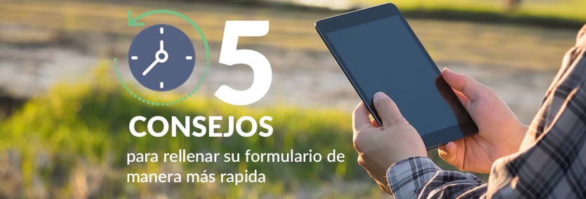 5 consejos para rellenar un formulario digital de forma más rápida